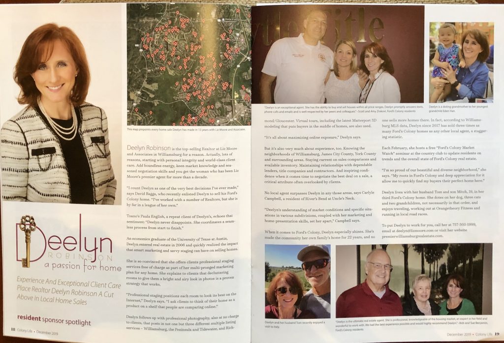 Check out the latest Colony Life • Deelyn's Ford's Colony Homes